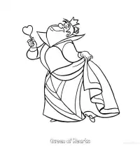 Alice Eats Pizza Coloring Page - Free Printable Alice in Wonderland PDF ...