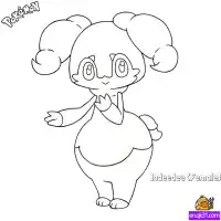 Greedent Coloring Page - Free Printable Pokemon Coloring Sheets ...