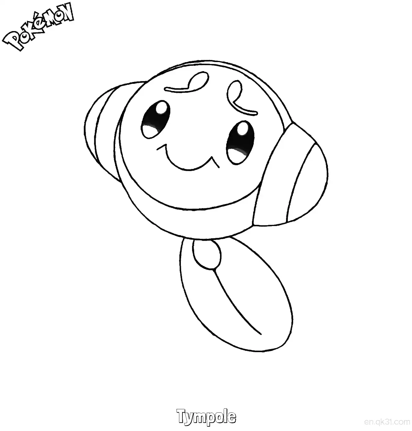 Tympole Coloring Page - Free Printable Pokemon Coloring Sheets ...